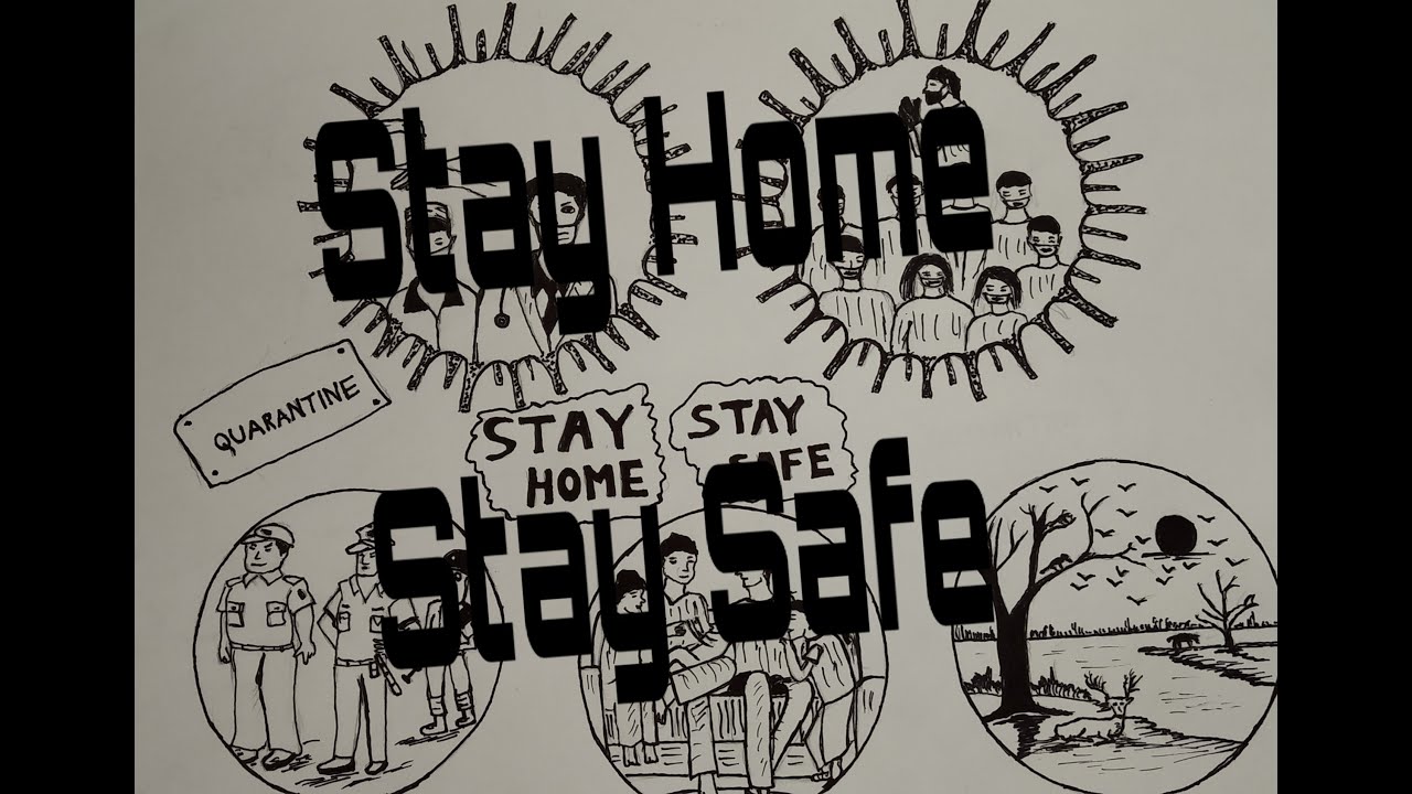 Quarantine Effects | Stay home Stay safe | Drawing by bharrgav art ...