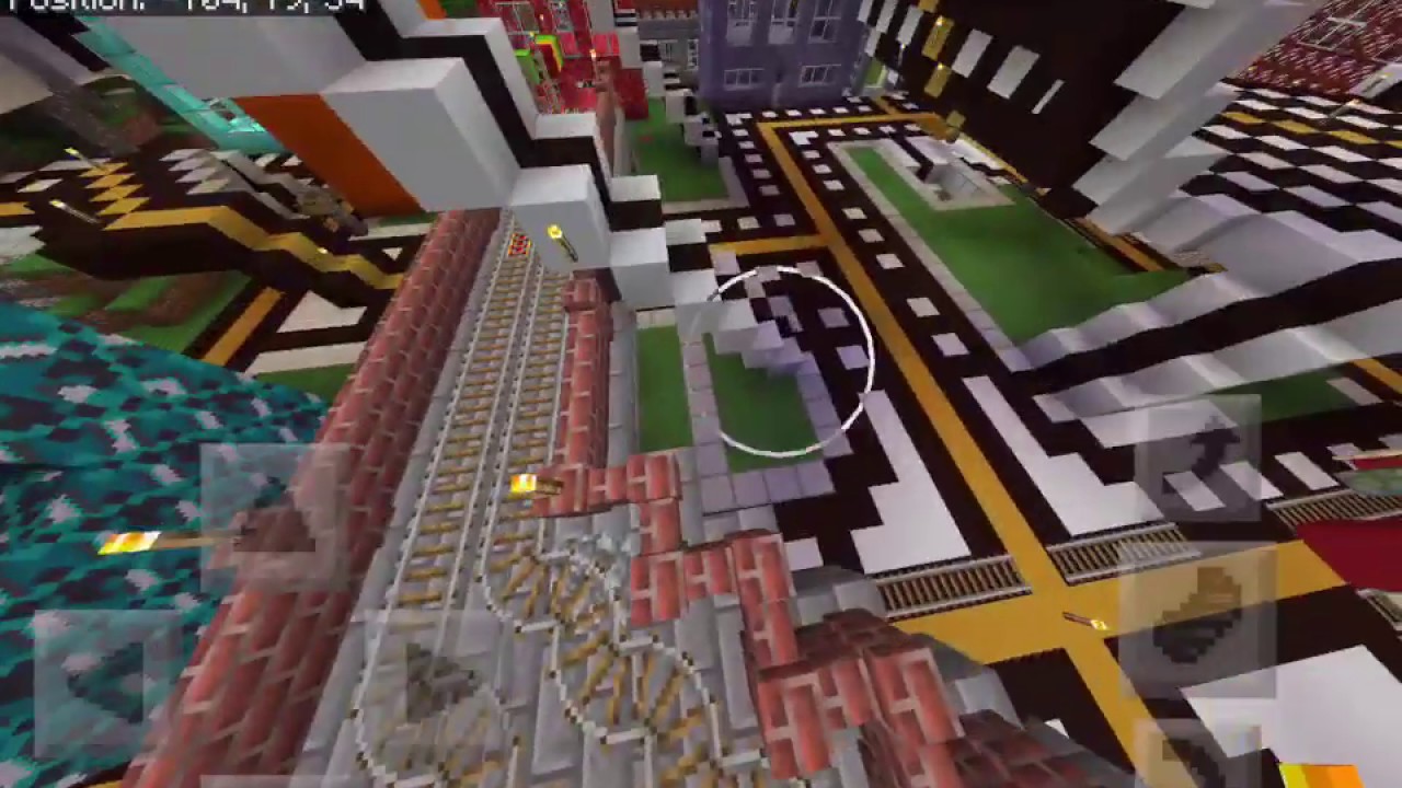 {MINECRAFT PE} DOWNTOWN CITY ROAD CONSTRUCTION (PART 2) - YouTube