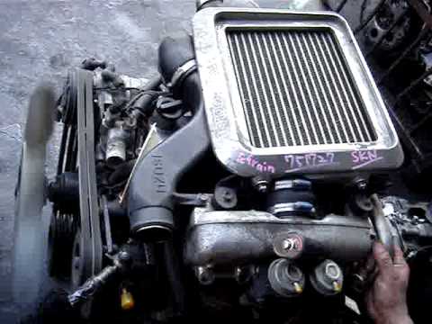 4JG2-T engine for Steve - YouTube