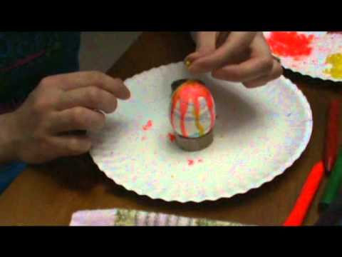 VEDA- 4-6-12 Color Crayon Eggs! - YouTube