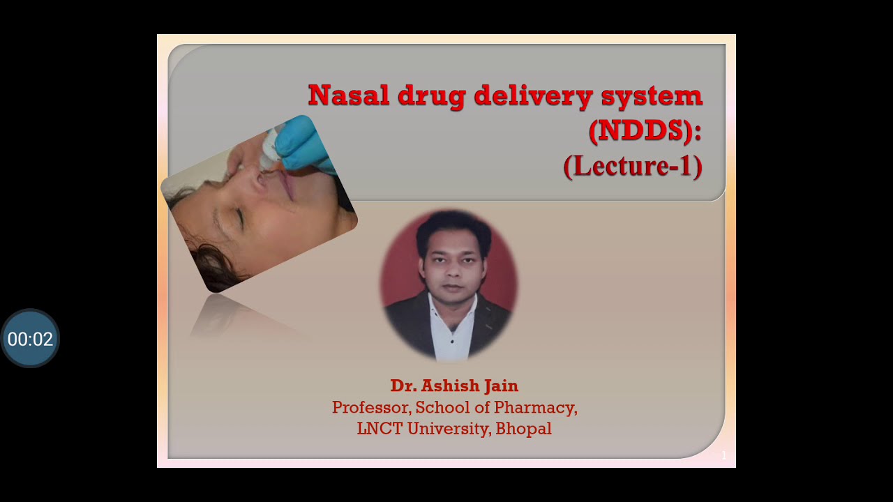 NDDS lecture 1 I Nasal drug delivery system I Introduction I Ideal ...