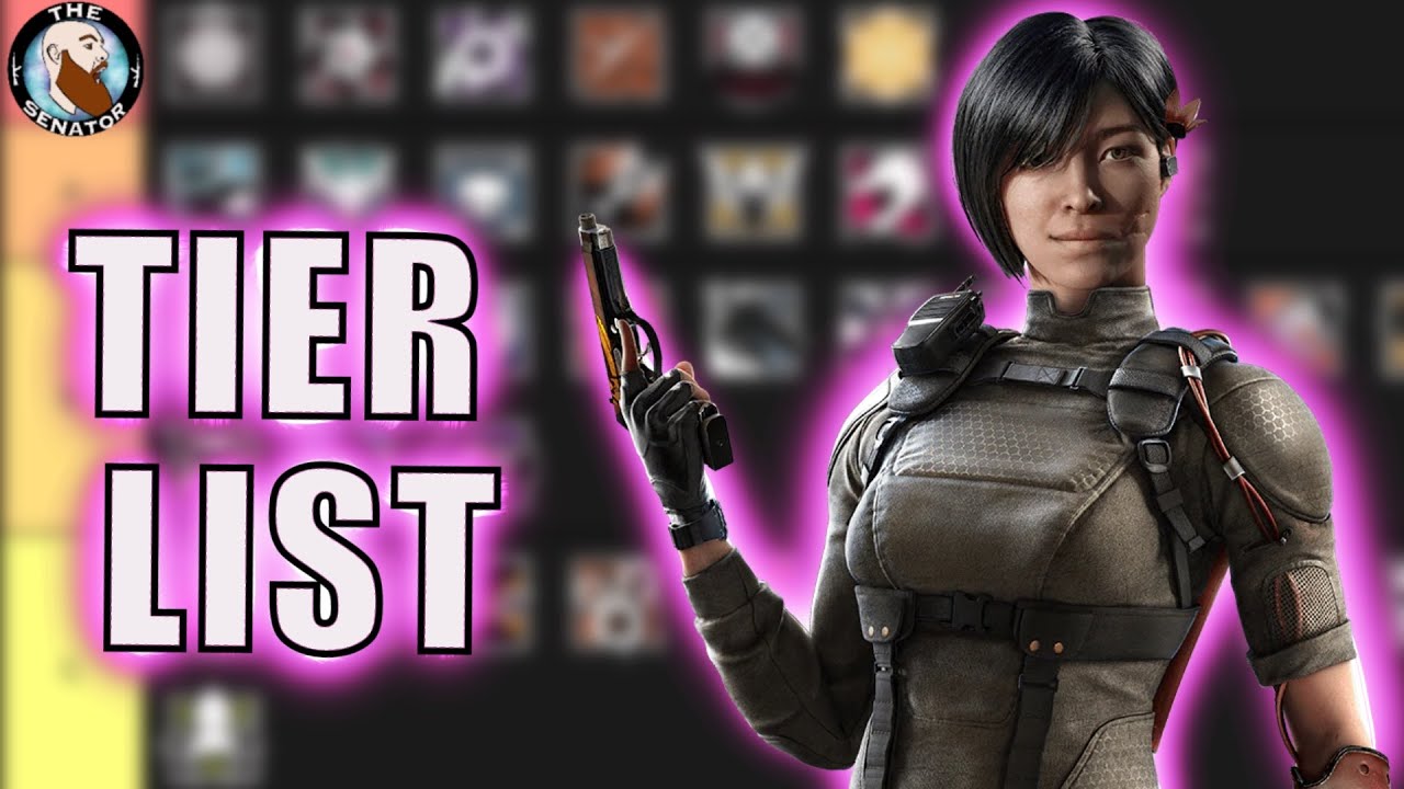 Rainbow Six Siege Defender Tier List - YouTube