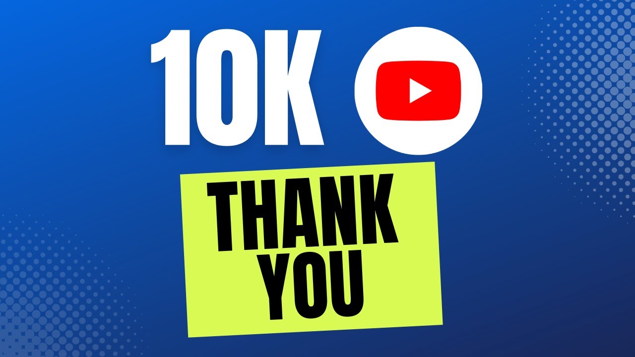 10K subs ... how it happened and what's next? - YouTube