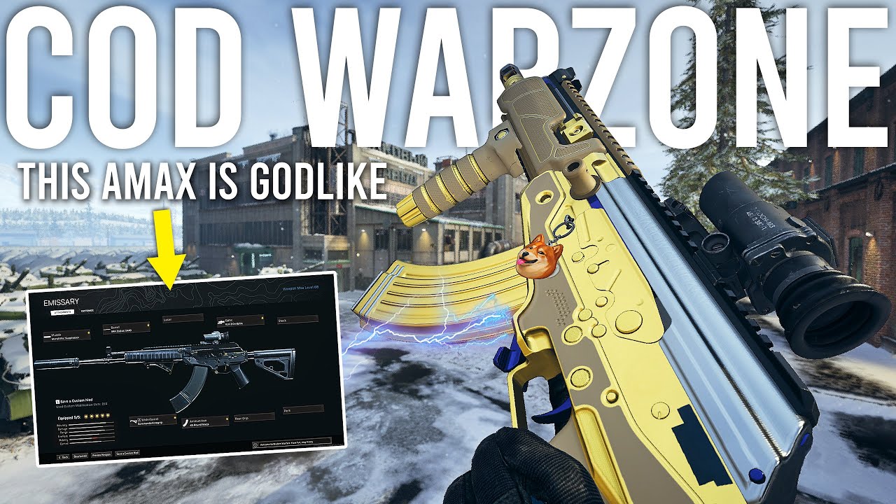 Call of Duty Warzone - AMAX is my new favourite Assault Rifle! - YouTube