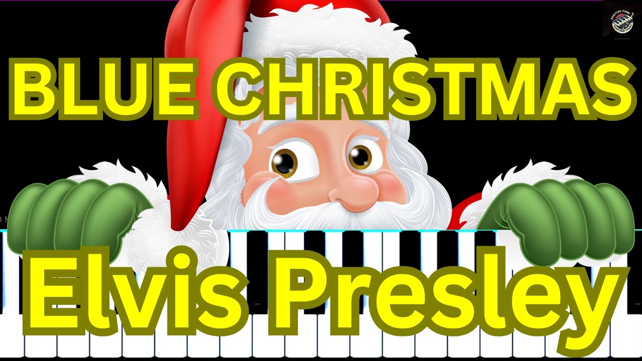 LEARN "BLUE CHRISTMAS"Elvis Presley) EASY PIANO TUTORIAL... - YouTube