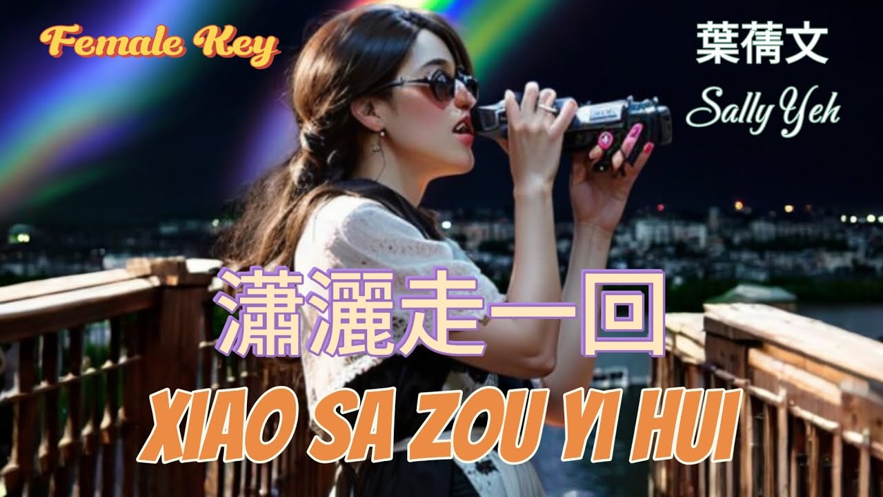 Xiao Sa Zou Yi Hui 瀟灑走一回 _ 卡拉OK Female Key _ Sally Yeh - YouTube