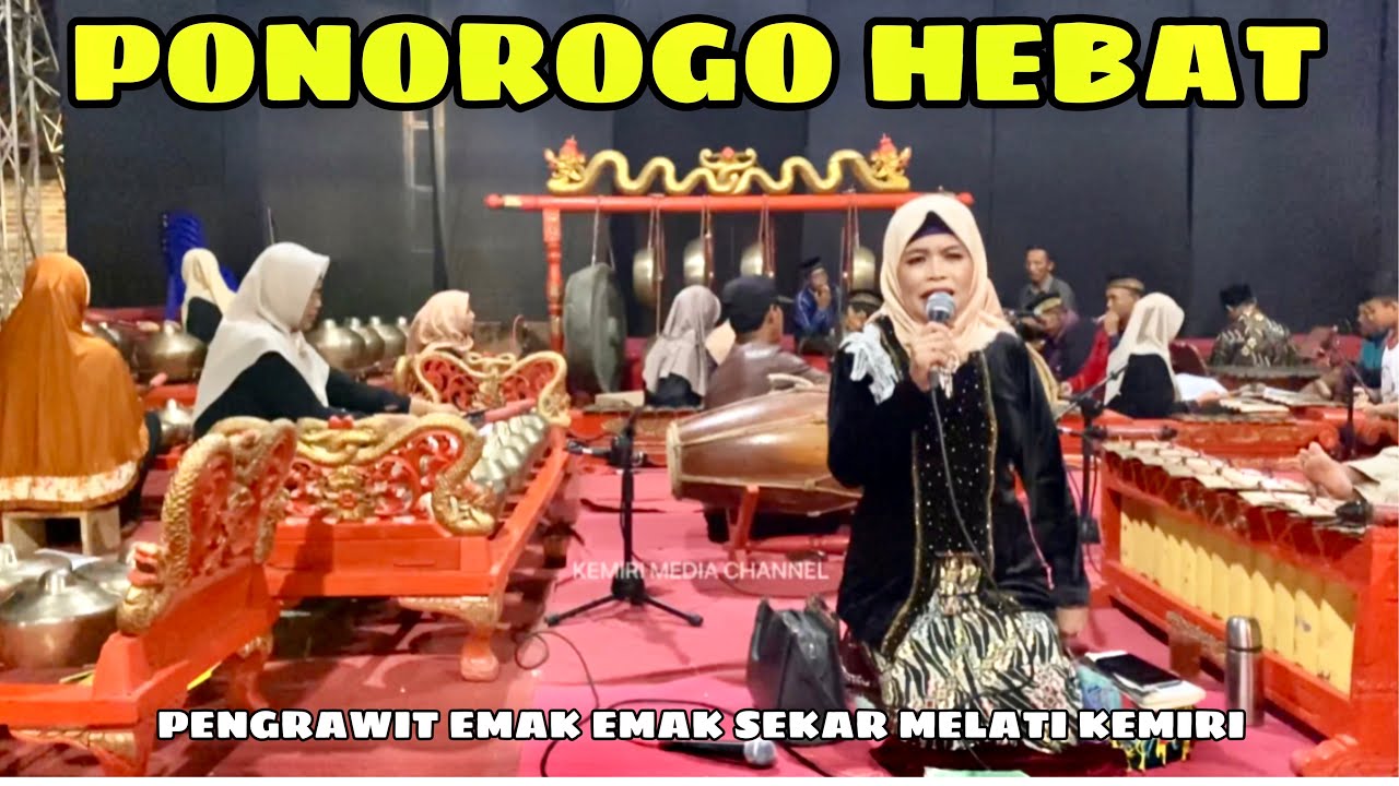 Gending PONOROGO HEBAT versi pengrawit emak emak Sekar melati krajan ...