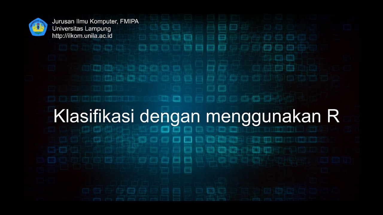 Klasikasi dengan ctree pada R - YouTube