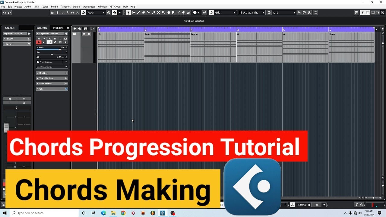 How To Make Chords In Cubase 13 Pro | Chords Progression In Cubase 13 ...