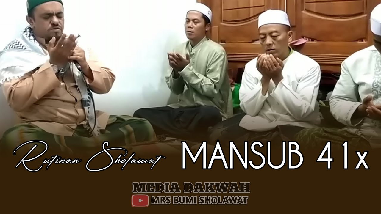 Rutinan Sholawat MANSUB 41x | MRS BUMI SHOLAWAT PASURUAN - YouTube