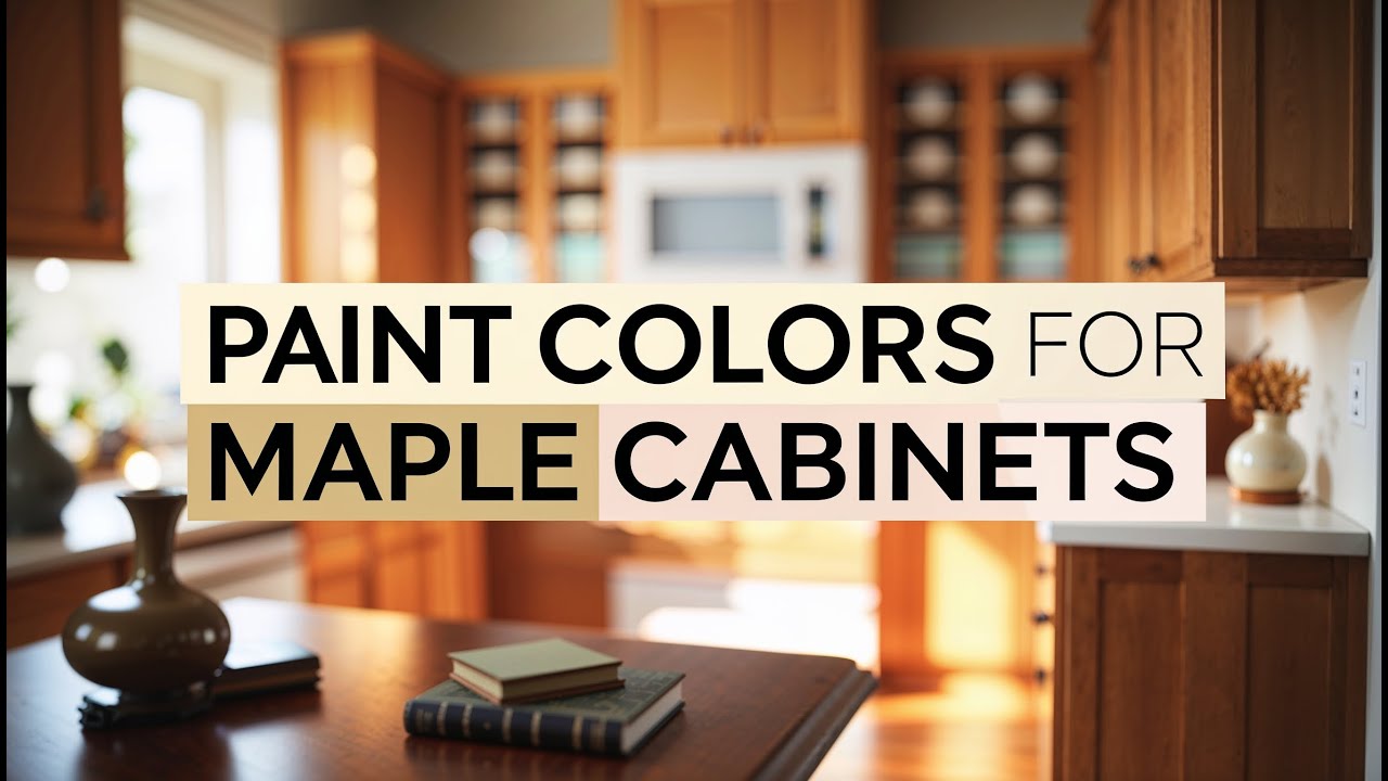Best Paint Colors for Maple Cabinets - YouTube