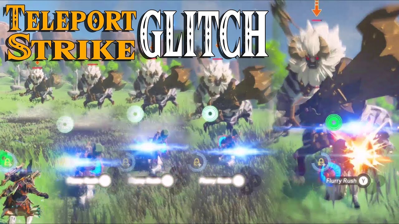 Teleport Strike GLITCH! New Combat Ability for Link in Zelda Breath of ...