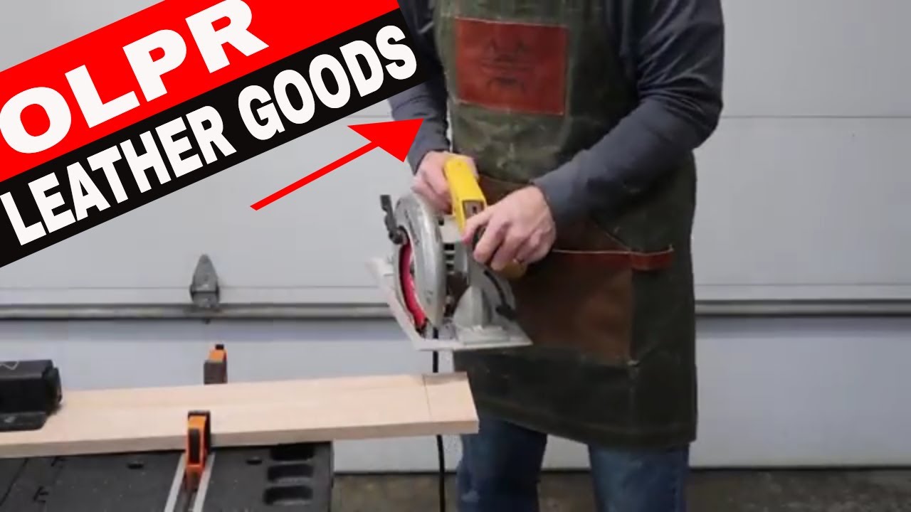 CUSTOM LEATHER SHOP APRON by OLPR LEATHER GOODS - YouTube