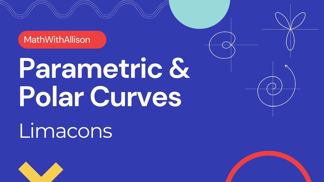 Calculus 2 - Parametric & Polar Curves: Limacons - YouTube