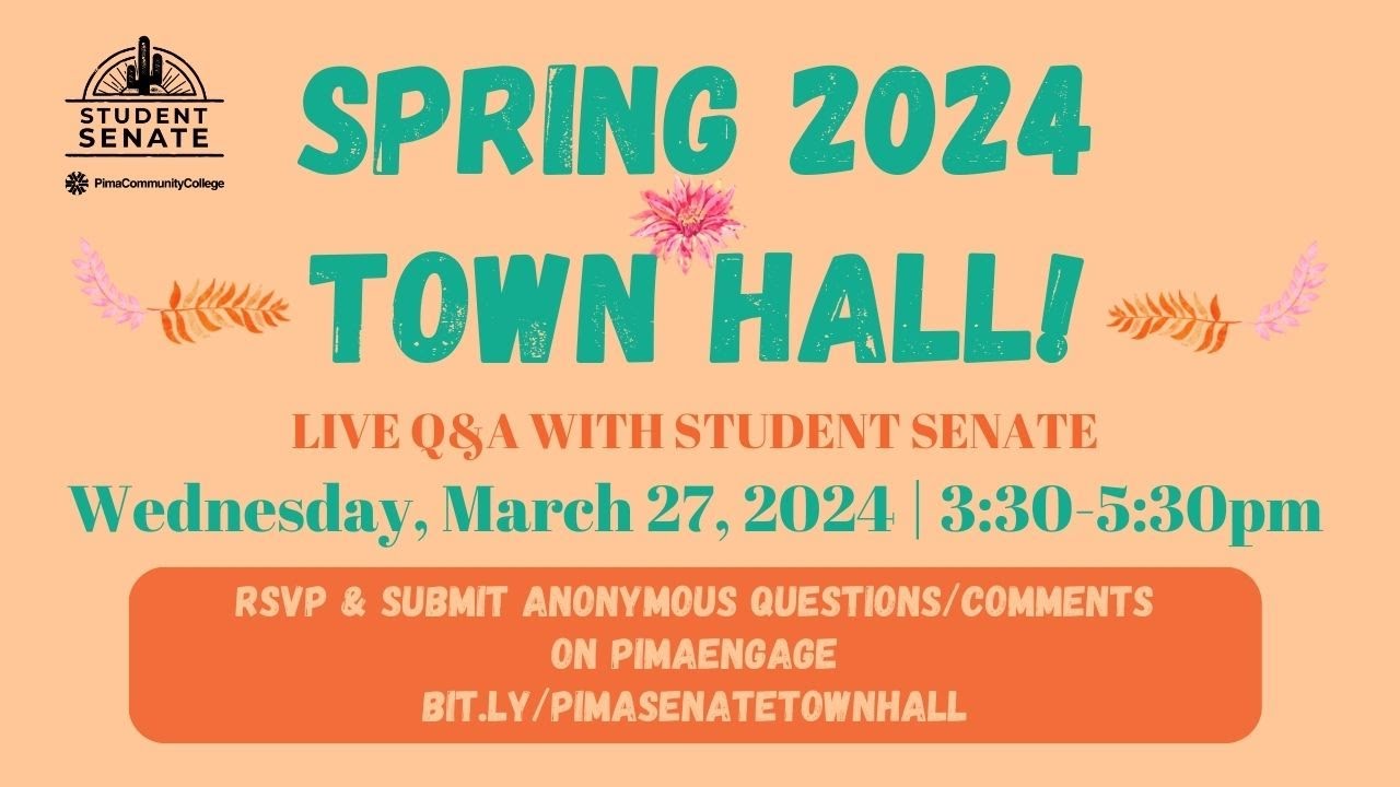 Spring 2024 Senate Town Hall - YouTube