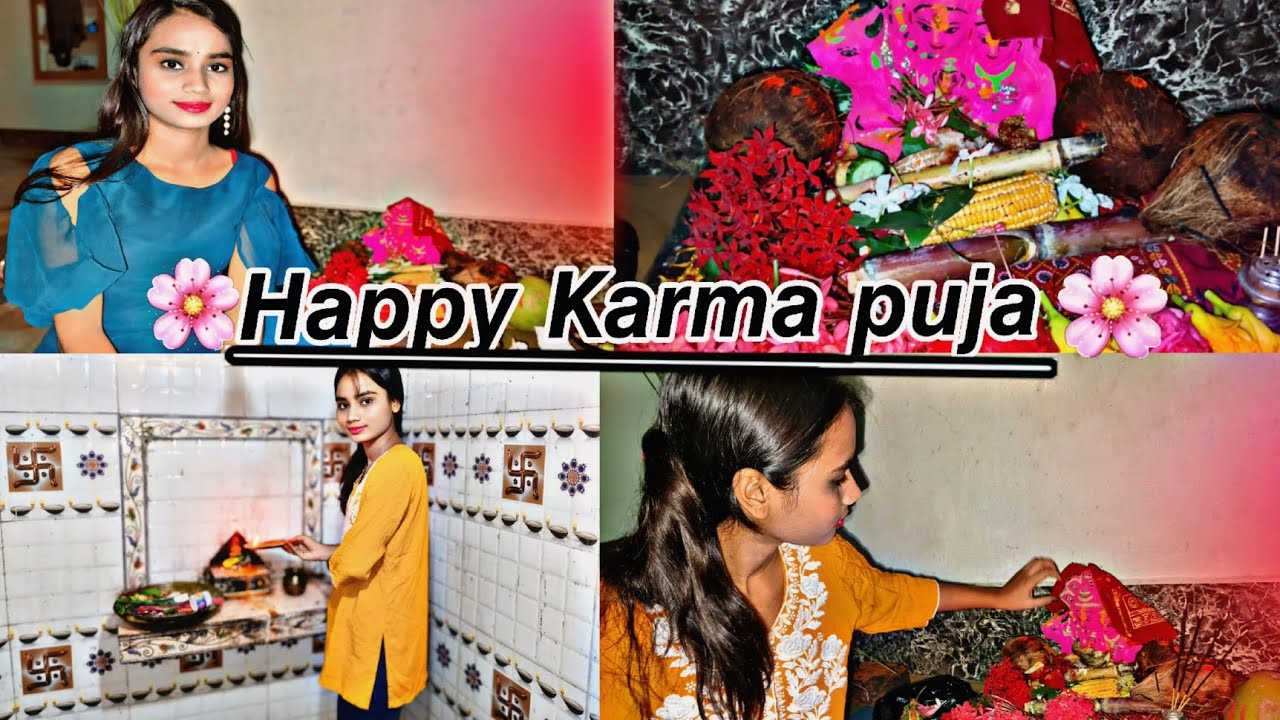 Happy karma Puja special vlog || Bihar jharkhand famous festival 💗☘️ ...