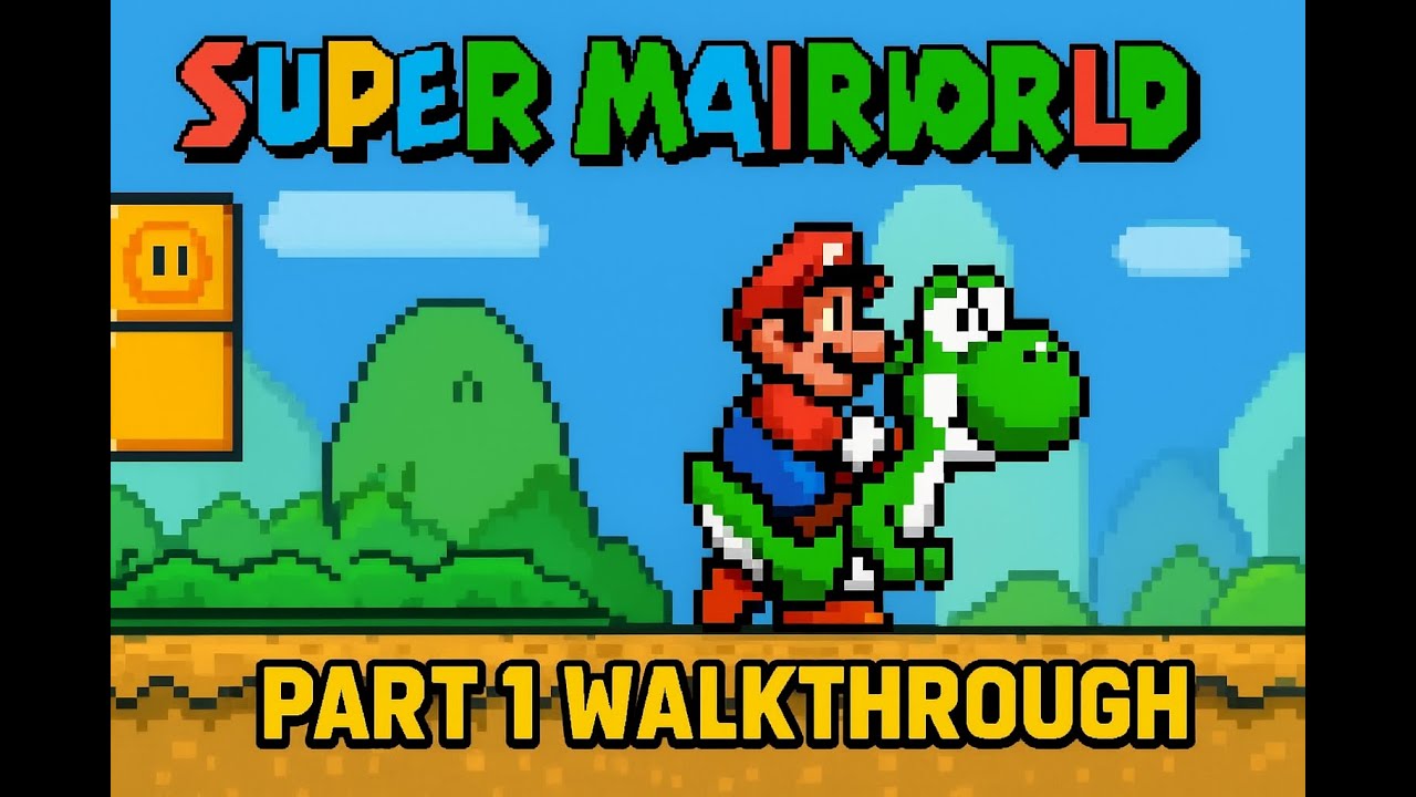 Super Mario World Walkthrough – Part 1 | SNES Gameplay & Secrets - YouTube