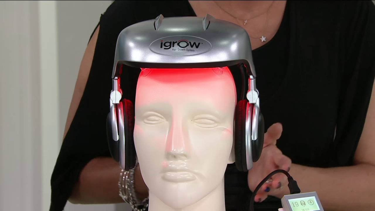 iGrow by Apira Science Hands Free Hair Growth Laser System on QVC - YouTube