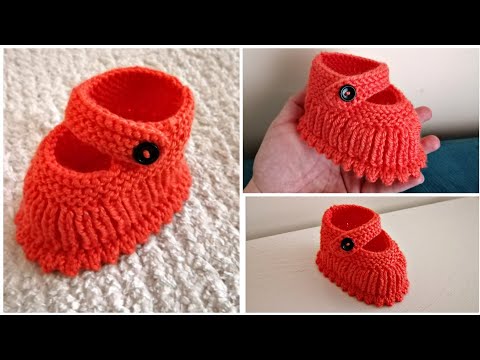 KOLAY BEBEK PATİKLERİ /SELANİK ÖRGÜSÜ BEBEK PATİK YAPIMI