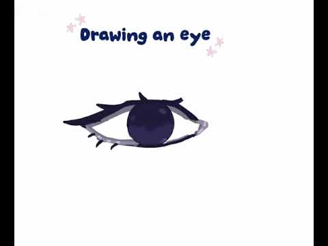 #shorts  drawing an eye✨🎧🌌