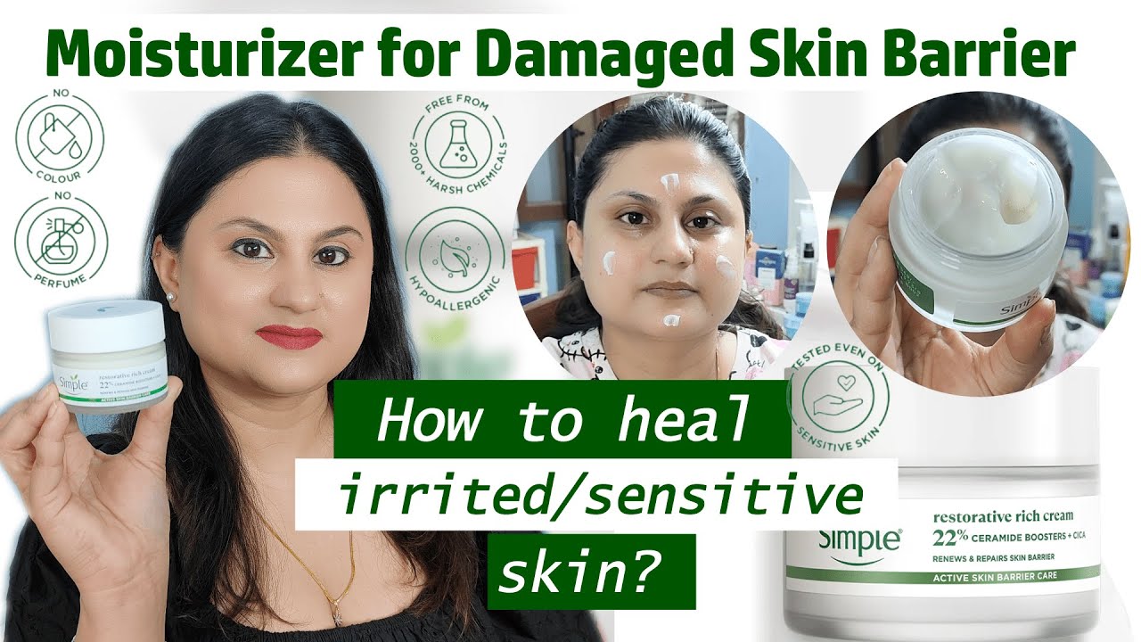 Simple Active Skin Barrier Repair Cream Review | HOW to Repair ...