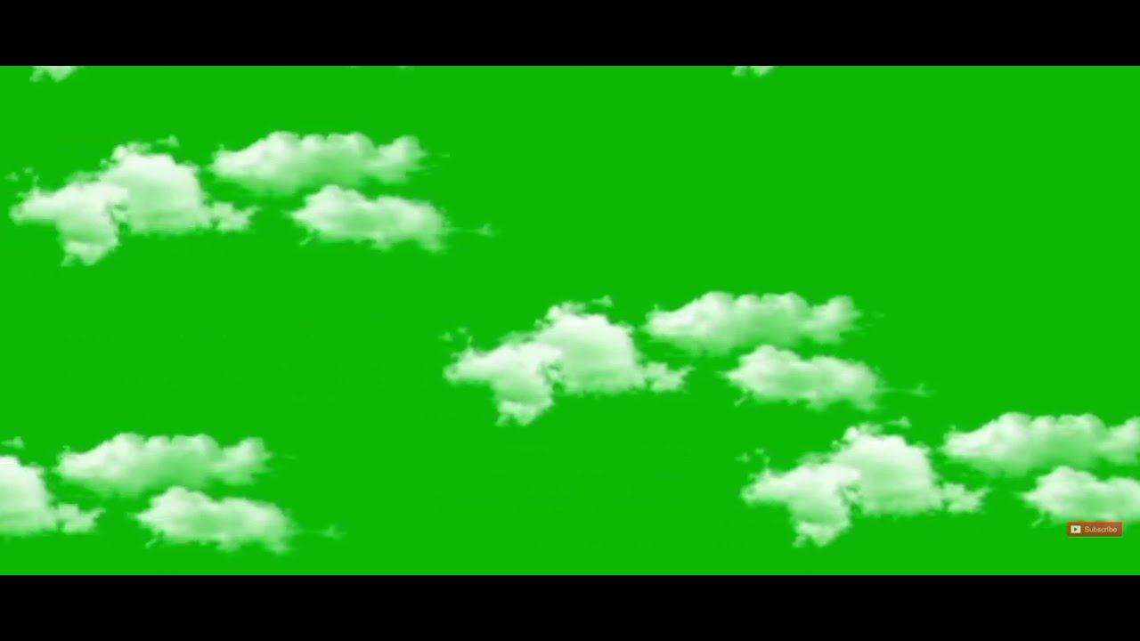 Animation Moving clouds ☁️/ Green screen copyright free videos ...
