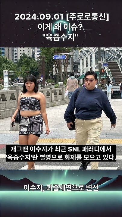 이수지 과즙세연으로 변신 이수지 Snl 방시혁 패러디 Youtube