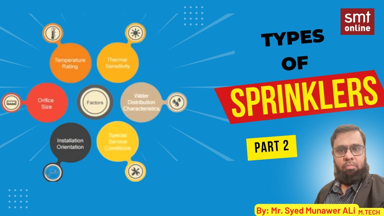 Types of Sprinklers Part 2 - 2021 Updated - YouTube