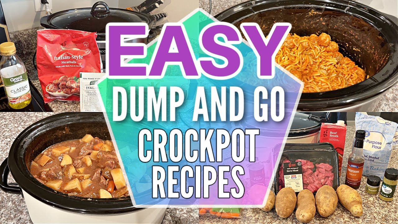 WHAT'S FOR DINNER? | CROCKPOT RECIPES | SLOW COOKER RECIPES | DUMP AND ...