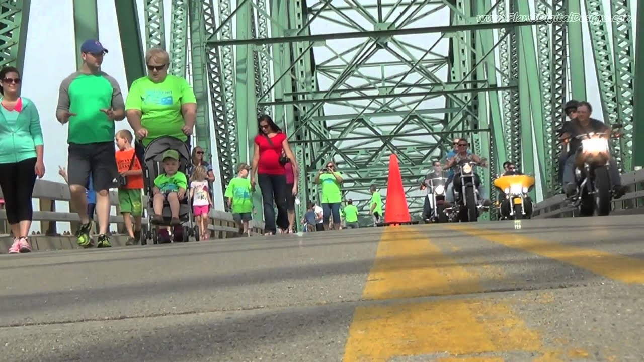2014 Lacon Bridge Walk - YouTube