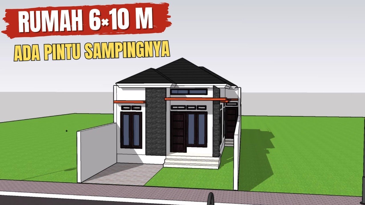 Inovasi Desain Rumah 6x10, Tampil Lebih Luas dan Fungsional - YouTube