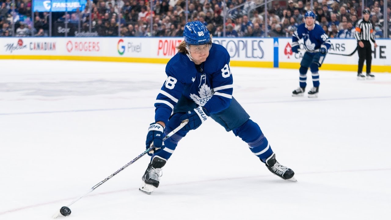 William Nylander 17th of the Season vs Calgary Flames w/Joe Bowen (10 ...