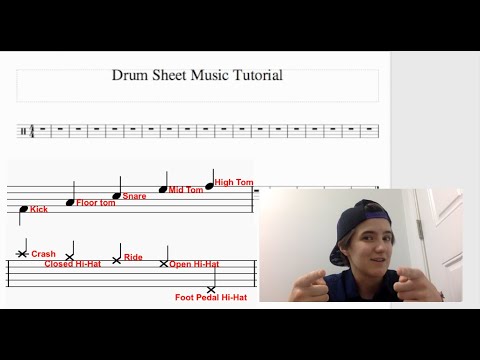 How to Read Sheet Music for Drum Set - YouTube