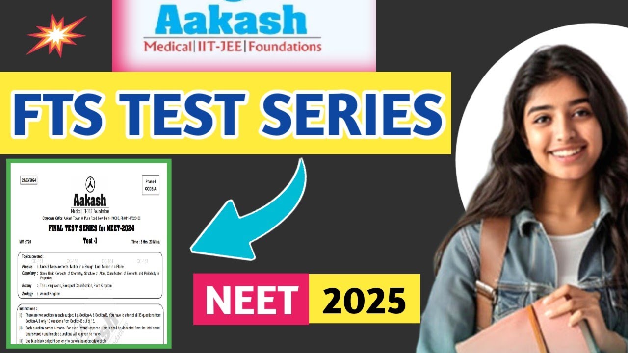 aakash fts test series 2025 || aakash test series for neet 2025 # ...