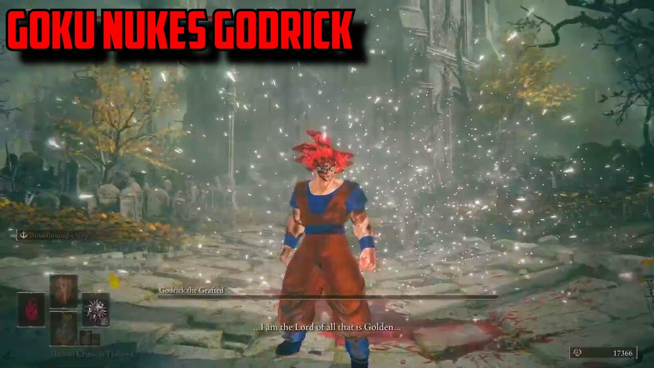 Goku Nukes Godrick | Elden Ring - YouTube