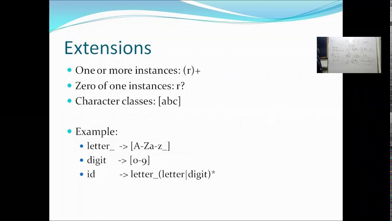 Compiler Design:Regular Definition - YouTube
