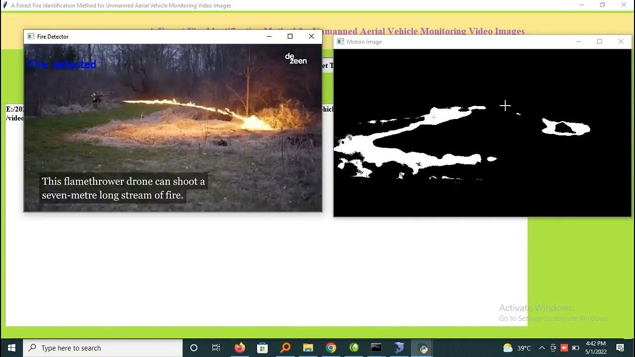 A Forest fire identification method - part 1 - YouTube