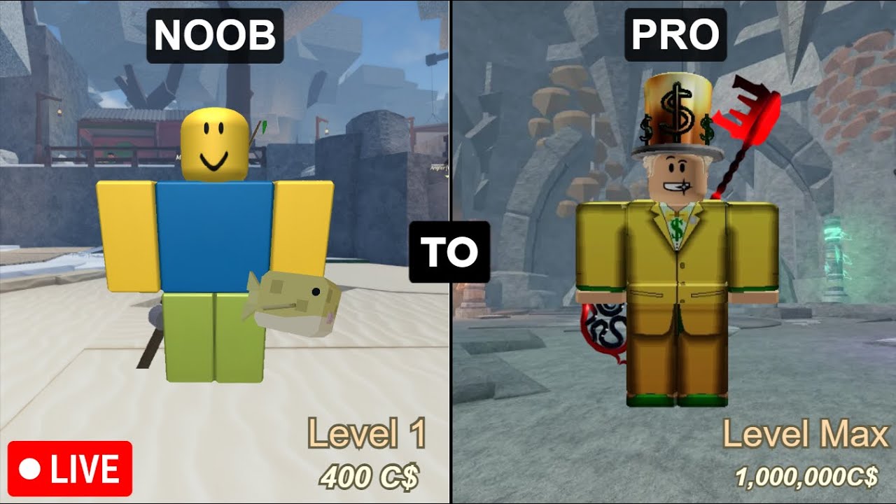 Fisch Noob To Pro - YouTube