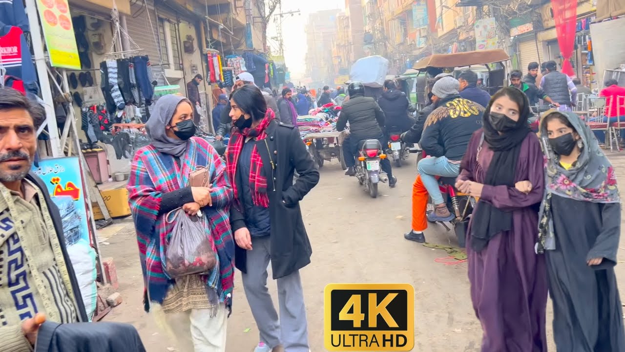 Exploring Lahore’s Charm of Landa Bazaar in 4K | Lahore’s Walking Tour ...