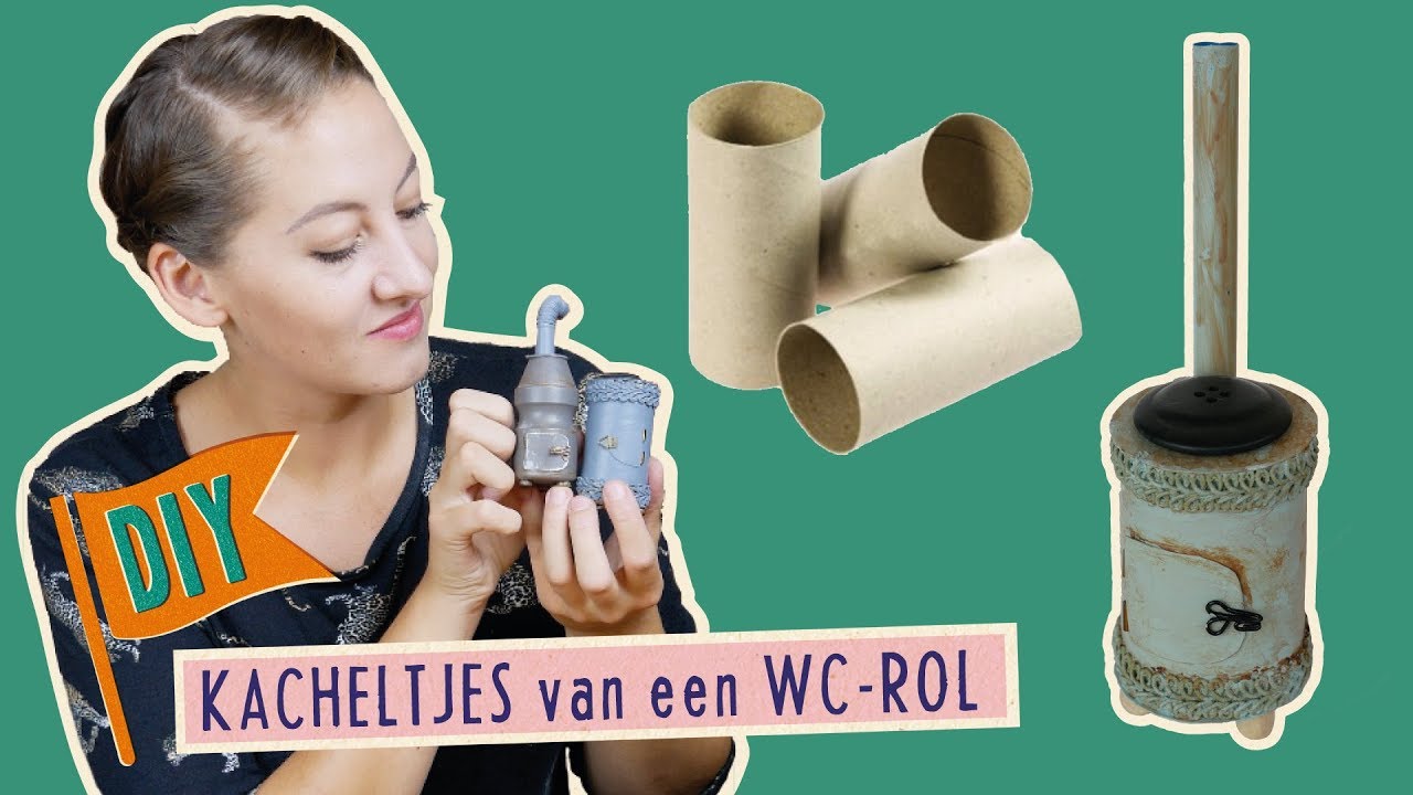 Knutselen & DIY // Kacheltjes van wc-rollen | Muizenhuis Tutorial - YouTube