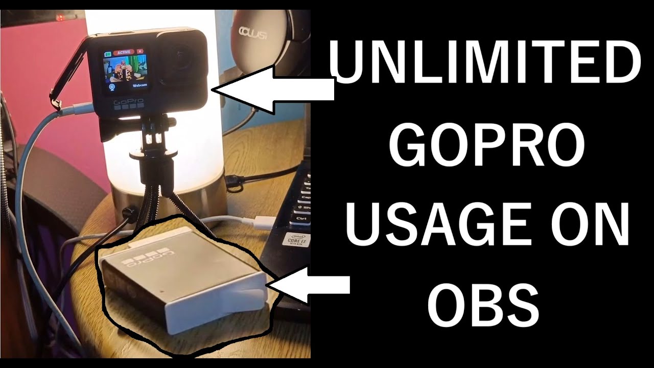 How To Use GOPRO9 as Webcam on OBS (Whilst Camera is Charging Up) #obs ...