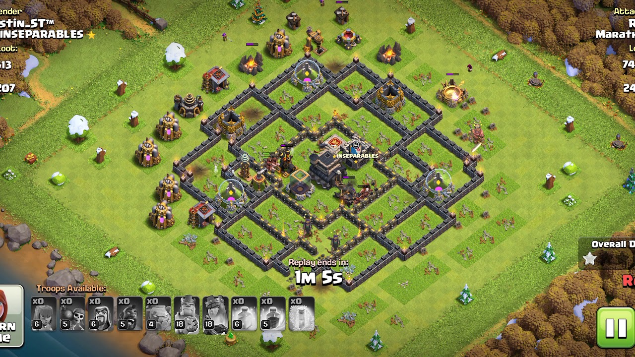 Taking 3 star to max th 9 base - YouTube