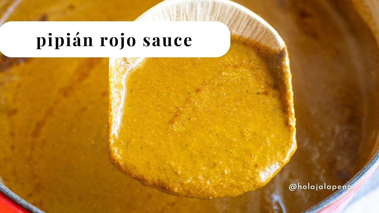 You Must Try This Pipián Rojo Sauce | Creamy Pumpkin Seed and Dried ...