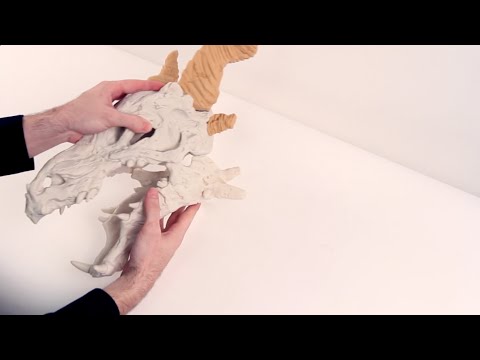MakerBot Dragon Skull Assembly - YouTube