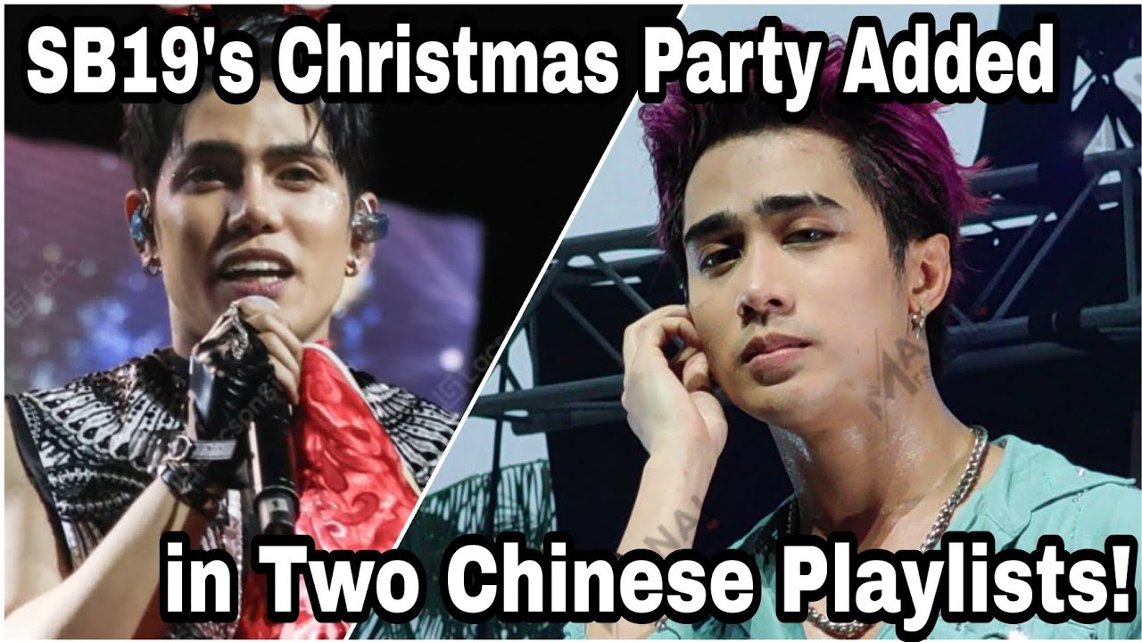 SB19's Christmas Party On A Chinese Playlist! | Esbi Updates - YouTube