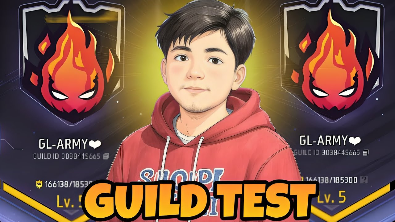 GUILD TEST LIVE/ONLY MOBILE PLAYER/1V1, 1V2,1V3,1V4/#freefirelive - YouTube