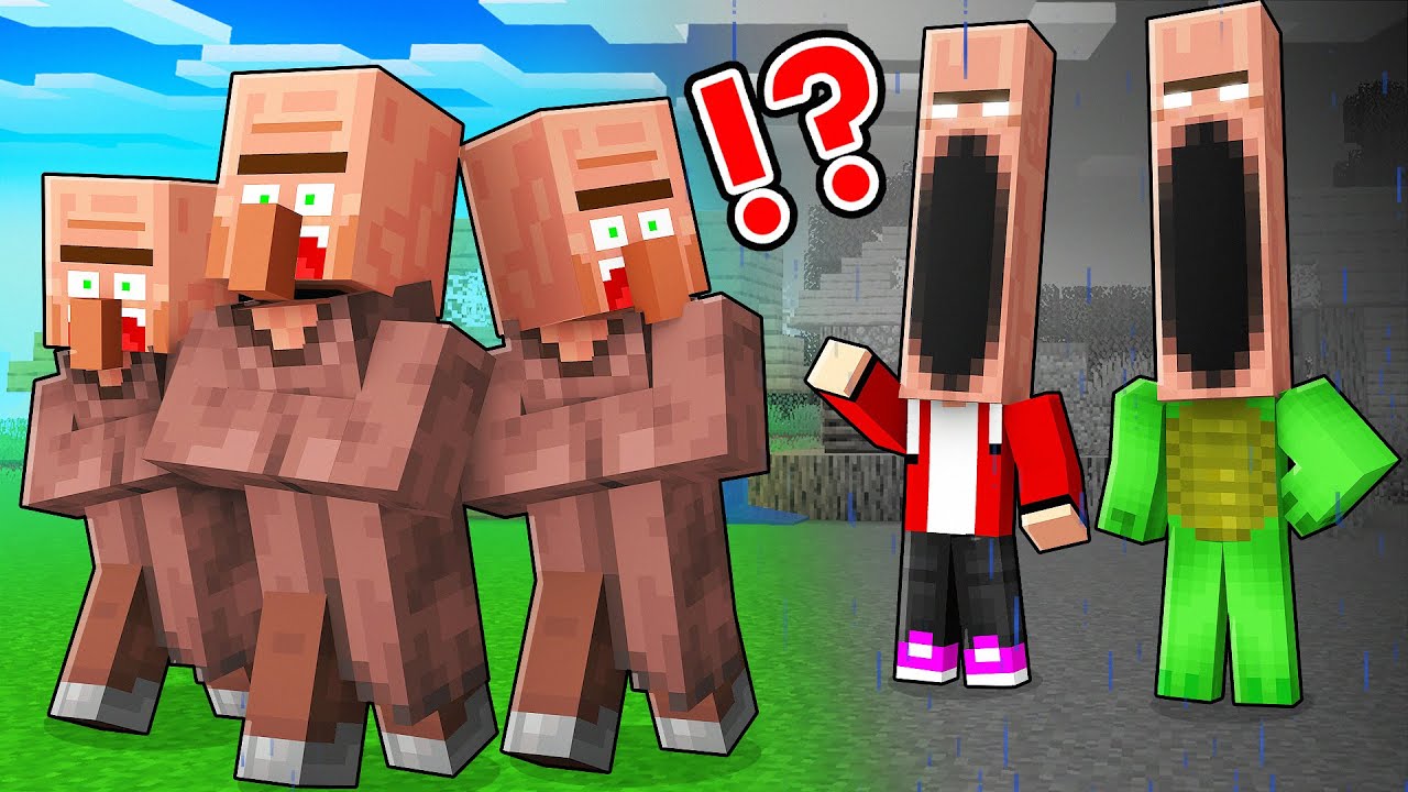 Mikey and JJ Became Screaming VILLAGERS and Kick Other Villagers Out in ...