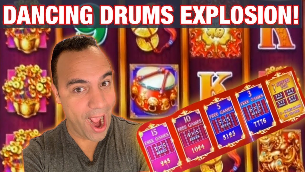 Dancing Drums Explosion $10 MAX BET BONUS!! 🕺🥁 🎰| - YouTube