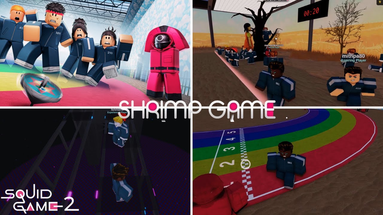Roblox Shrimp Game - All Games (Full Walkthrough) Squid Game - YouTube