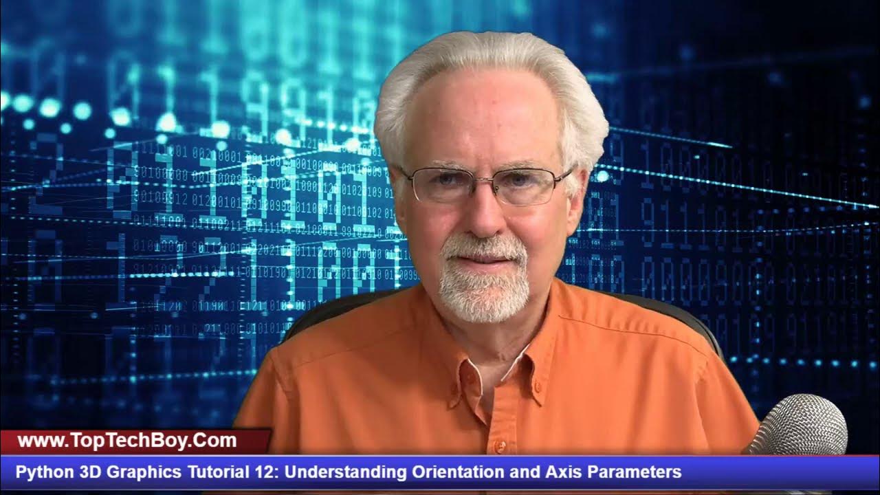 Python 3D Graphics Tutorial 12: Understanding Orientation and Axis Parameters - YouTube